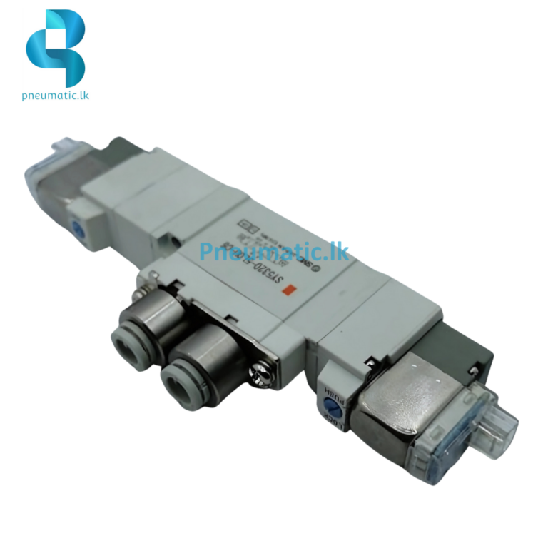SMC Model | SY5320-5LOU-C6 | 5/2-Way Solenoid Valve - DC24V - Pneumatic.lk